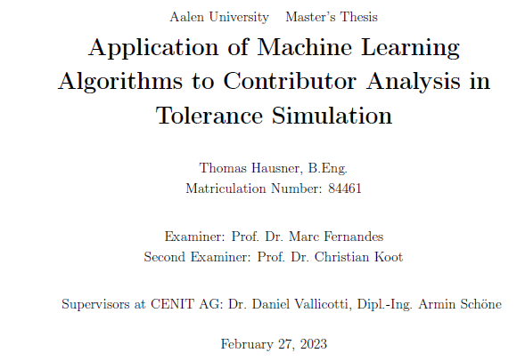 Download Application Of Machine Learning Algorithms To Contributor