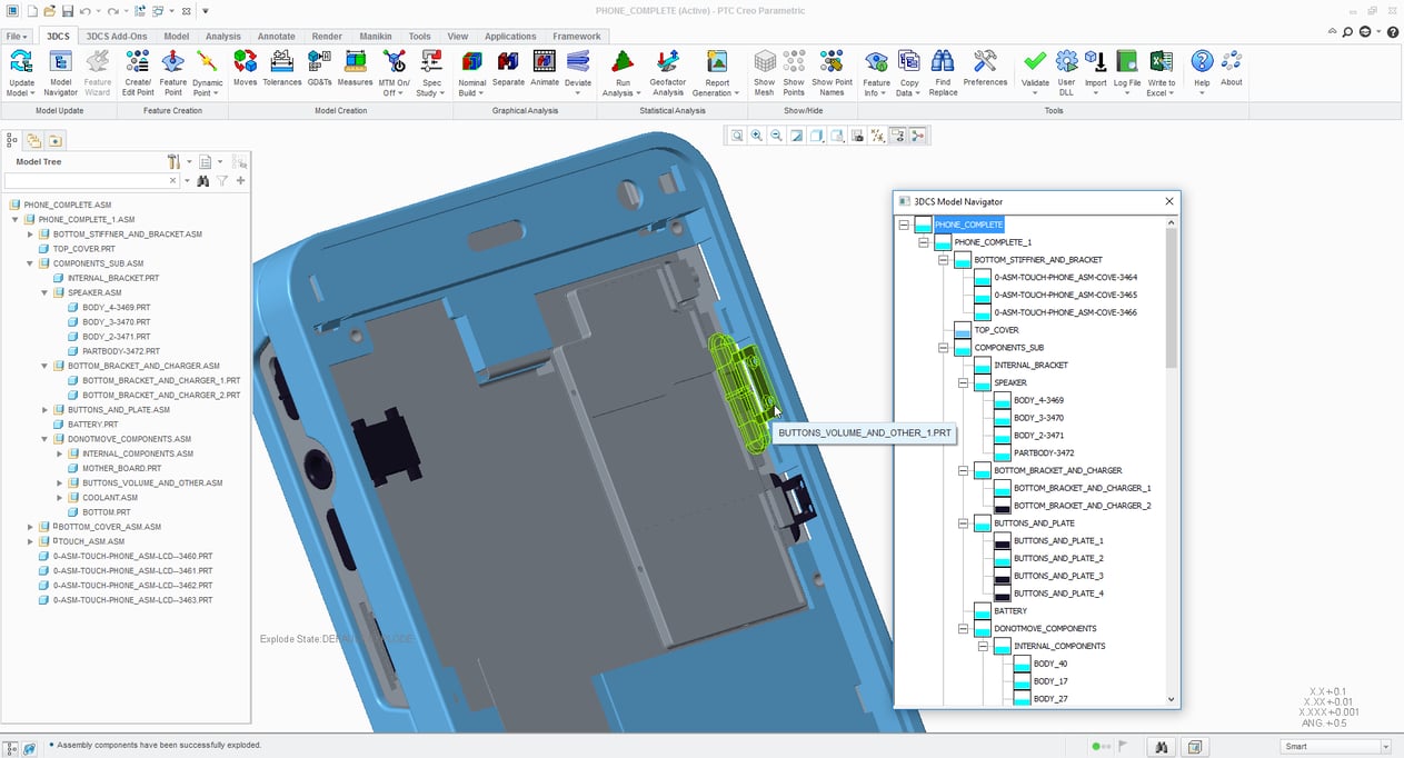 3DCS Now Fully Integrated in PTC Creo | 3DCS for Creo